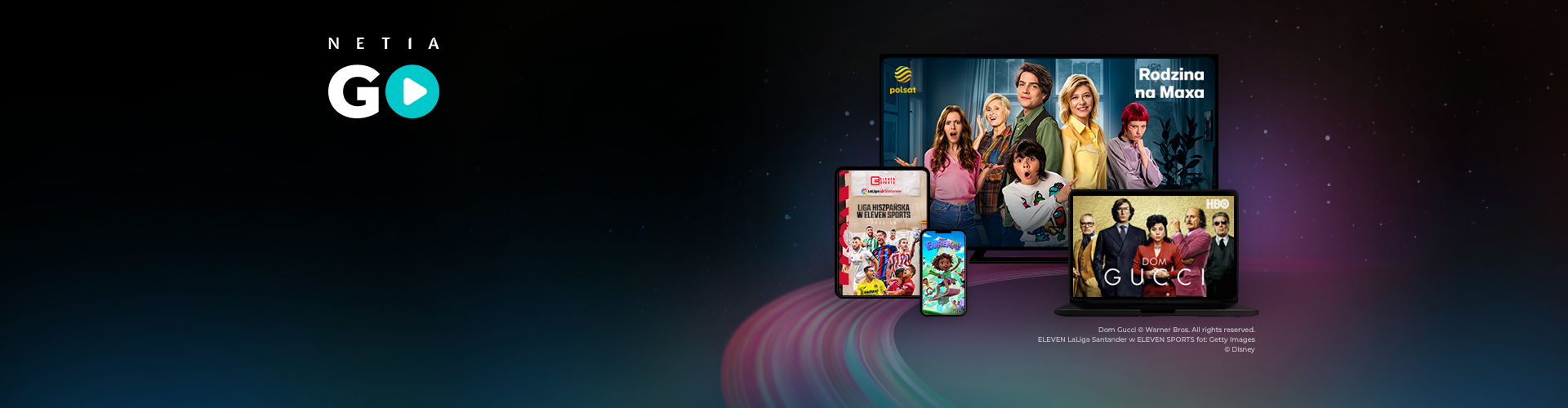 Światłowód do 1 Gb/s, Telewizja, Telefon - Netia